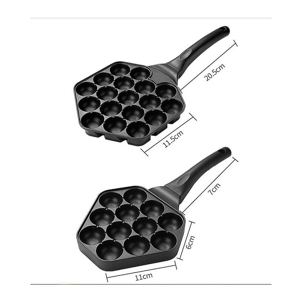 (1) Gas Takoyaki Maker Octopus Balls Grill Pan Non-stick Iron Bread ...