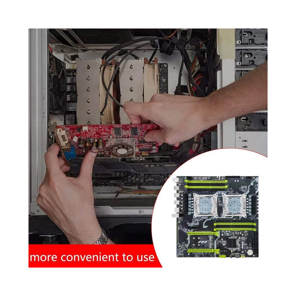 Carte Mère Double Socket X99 LGA2011-3 Gigabit Ethernet M.2 NVMe X992D3 ...