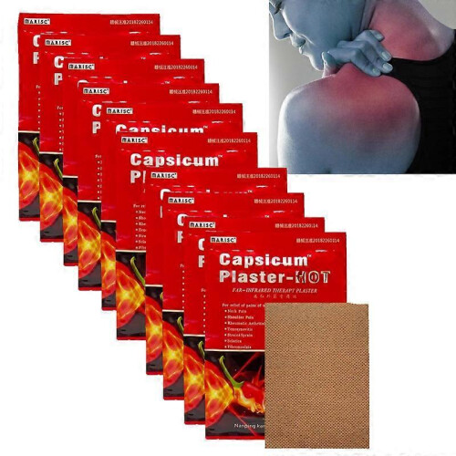 (80pcs) 3/5/10bags Capsicum Plaster Hot Pain Relieving Patch Muscle ...