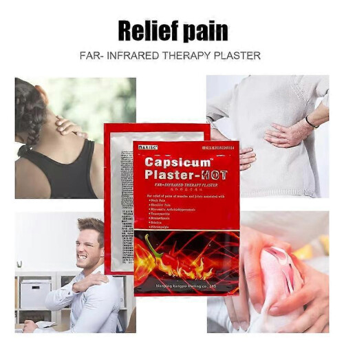 (80pcs) 3/5/10bags Capsicum Plaster Hot Pain Relieving Patch Muscle ...