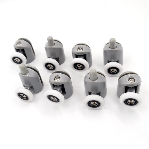 Shower Door Rollers 25mm Set 8pcs Replacement Wheels for Sliding Curved ...