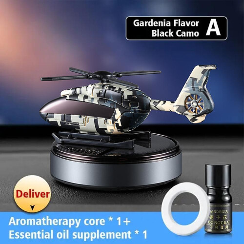 (Camouflage black) Solar Powered Camouflage Design Car Air Freshener ...