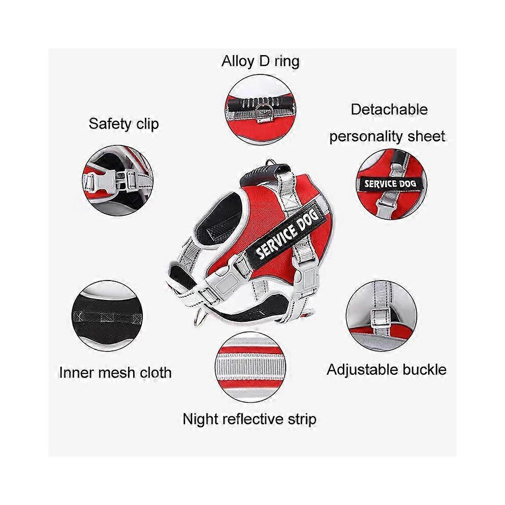 Pet Explosion Proof Punch Chest Harness Single Black on OnBuy