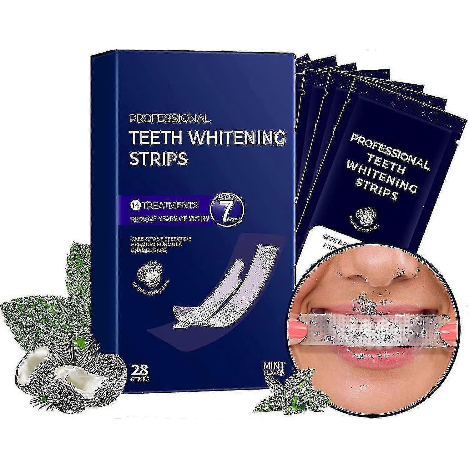 (1 pair, Blue) Teeth Whitening Strips For Teeth Sensitive,teeth ...