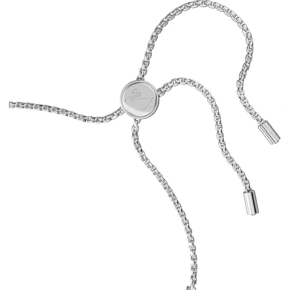 Matrix Tennis Soft Bracelet, Round Cut Clear Crystals, Rhodium and Rose ...