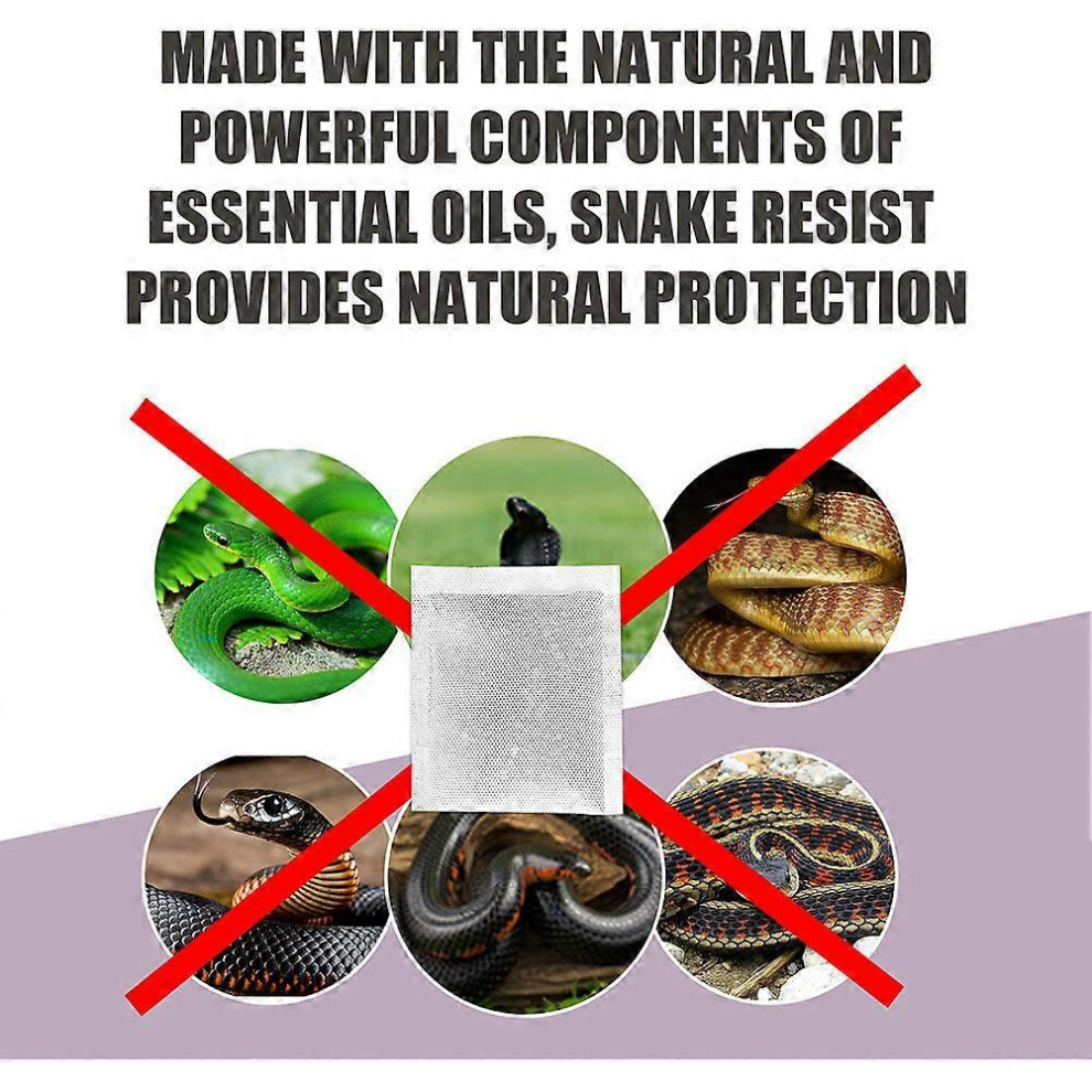 (1Box) Snake Repellents Snake Repelling Bags Natural Herbs Packs For ...