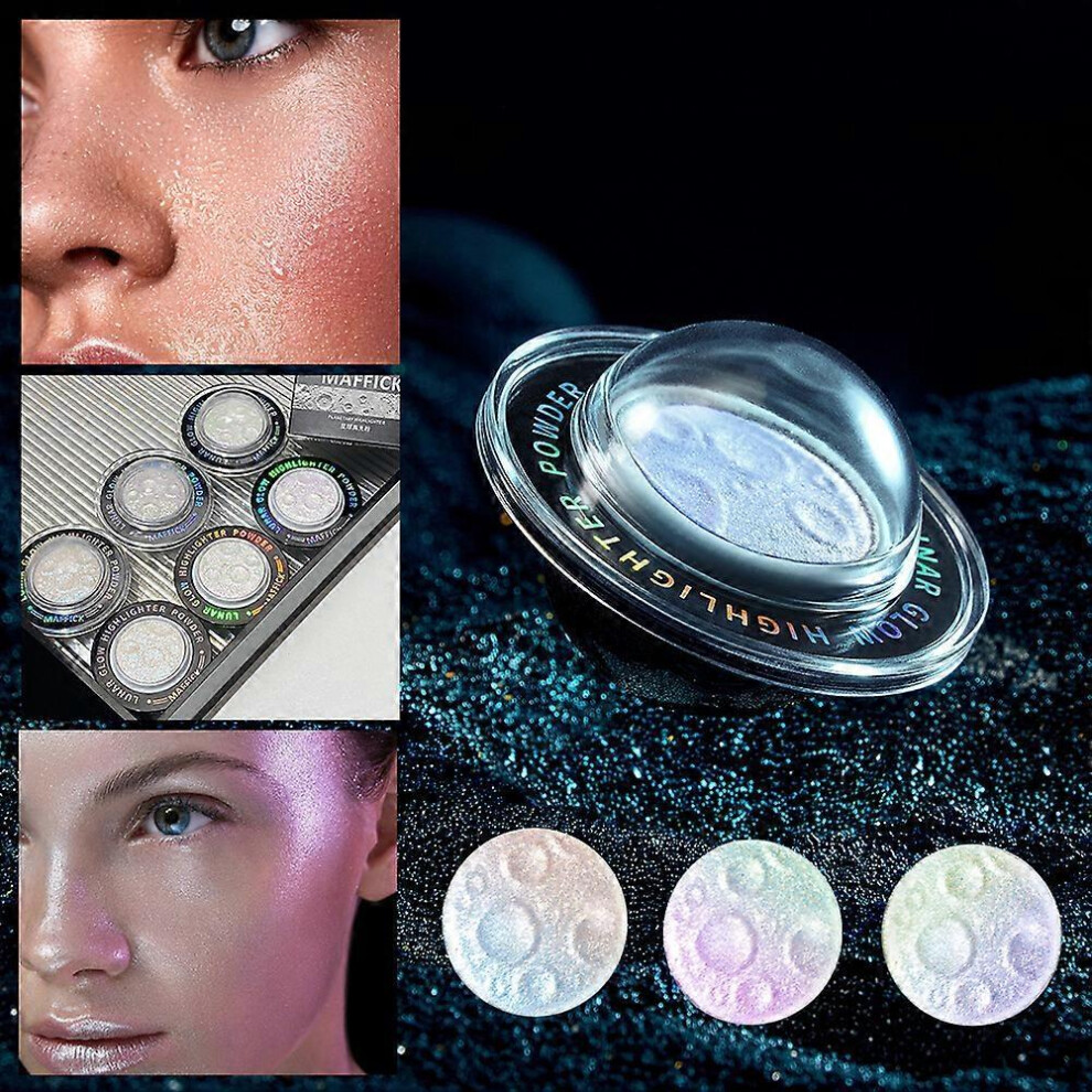 (01) Highlighter Powder Shiny Clear High-gloss Face Body Lasting ...
