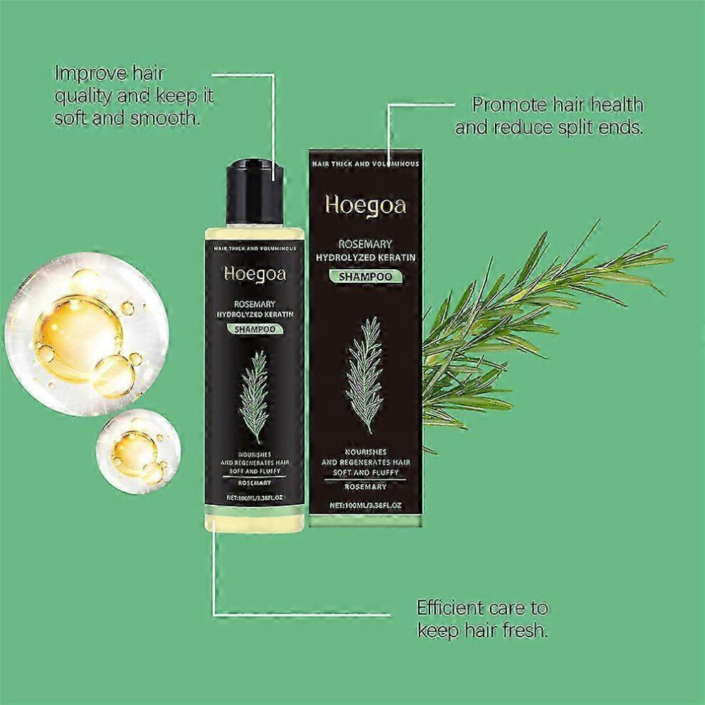 Rosemary Anti-Hair Loss Shampoo + Caviar Hair Mask Set, Boost Growth ...