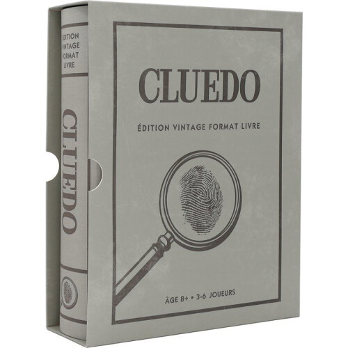Cluedo Vintage Edition - Book Format - Board Game - MEGABLEU - From 8 ...