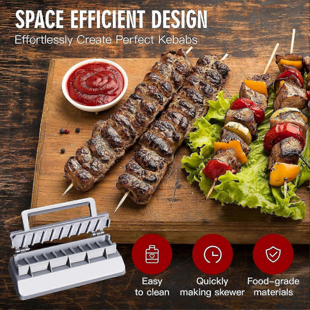 Presse à kebabs : Machine à brochettes pour barbecue, moule à ...