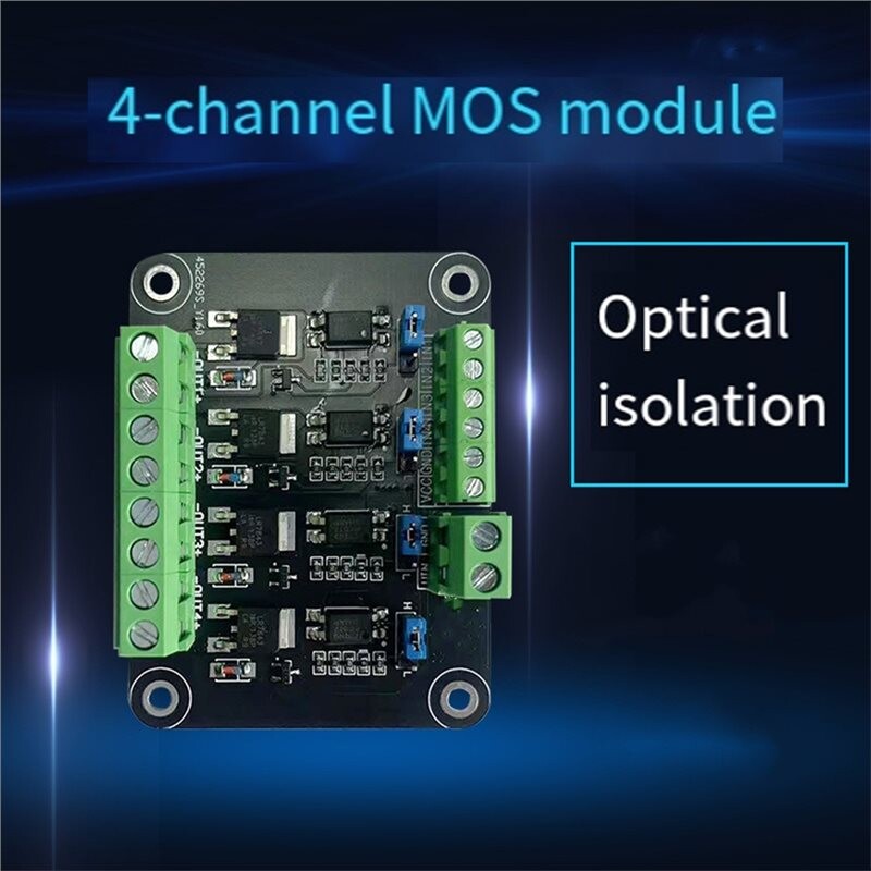 4-Channel MOS Module MCU PLC FET Optocoupler Isolation PWM Industrial ...