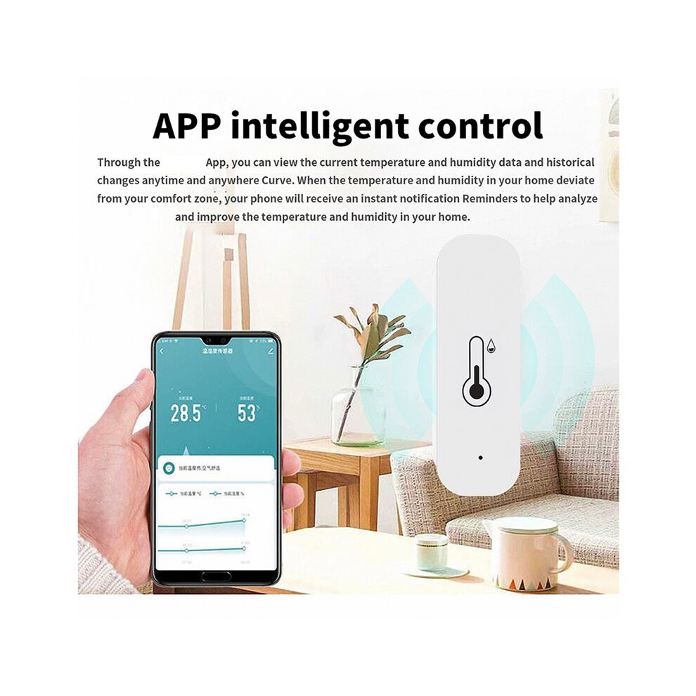 WiFi Temperature Humidity Sensor Hygrometer with APP Remote Monitor ...