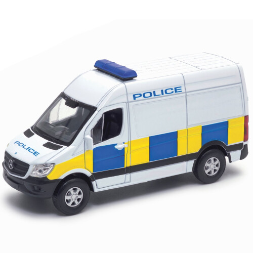 PETERKIN | Police Mercedes Benz Sprinter Toy Vehicle | Diecast Pull ...