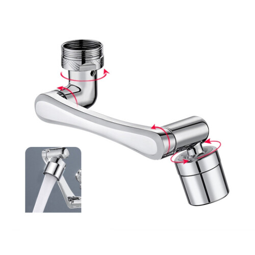 Faucet Robot Arm Universal Extender 1080 Degree Lifting Aerator,Single ...