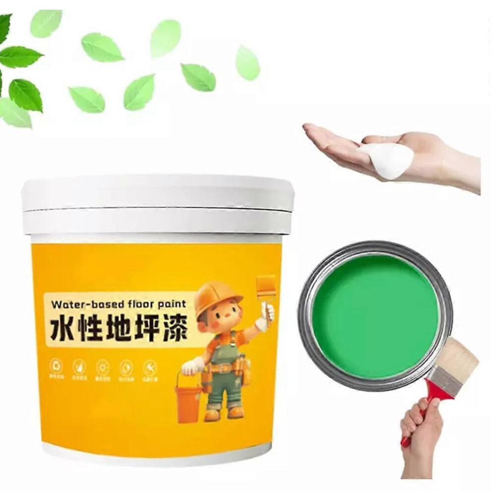 (gree) Waterproof Water-Based Epoxy Floor Paint, Quick-Dry Anti-Slip ...