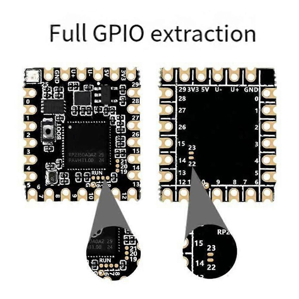 RP2350-Core-A for Raspberry Pi Pico 2 Stamp Hole Development Board ...