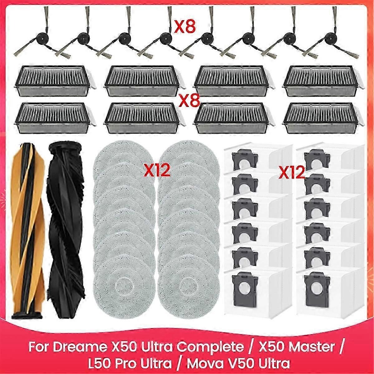 Dreame X50 Ultra, X50 Master, L50 Pro Ultra, Mova V50 Ultra Accessories ...