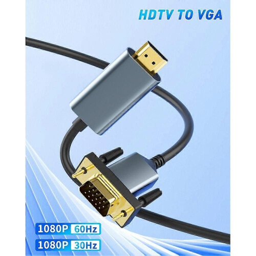 Cable adaptador de HDTV a VGA, convertidor HDMI a VGA, cable adaptador ...