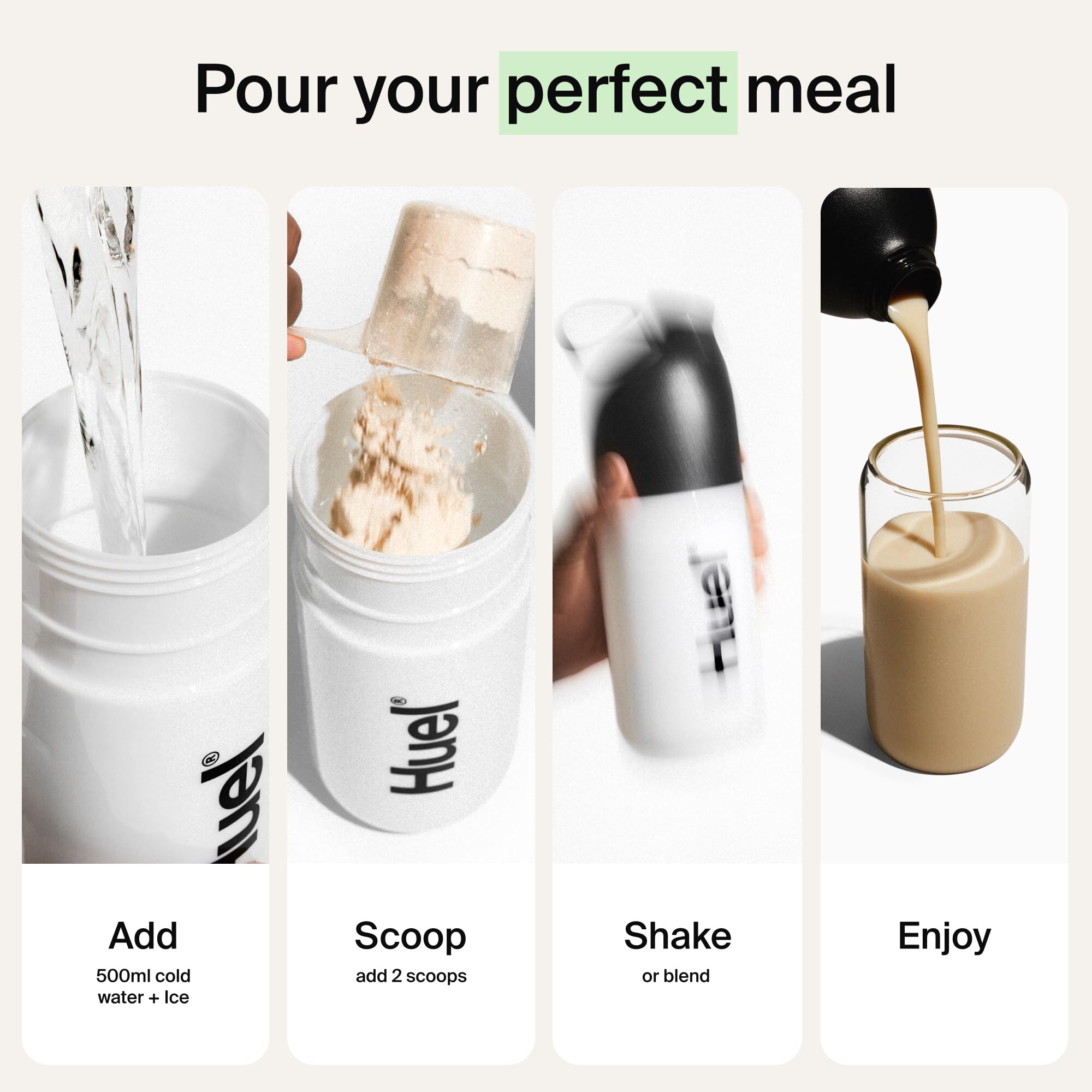 Huel Black Edition High Protein Complete Meal Replacement, 17 Meals ...