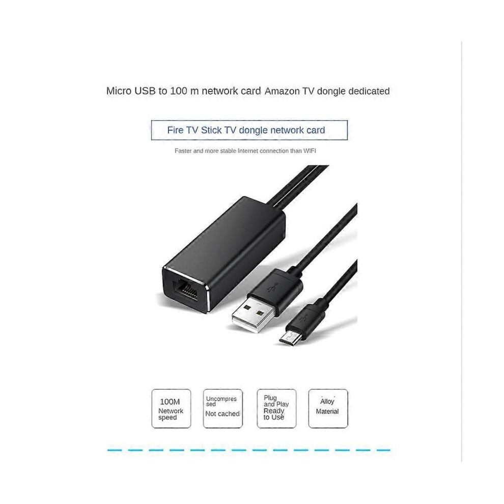 -USB Ethernet Adapter 10/100Mbps for USB to RJ45 USB Network Card for ...