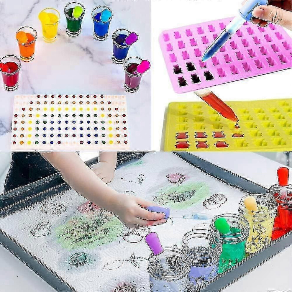 8 Pack 5ml Liquid Dropper Pipettes with Silicone Bulb Tip for Precise ...