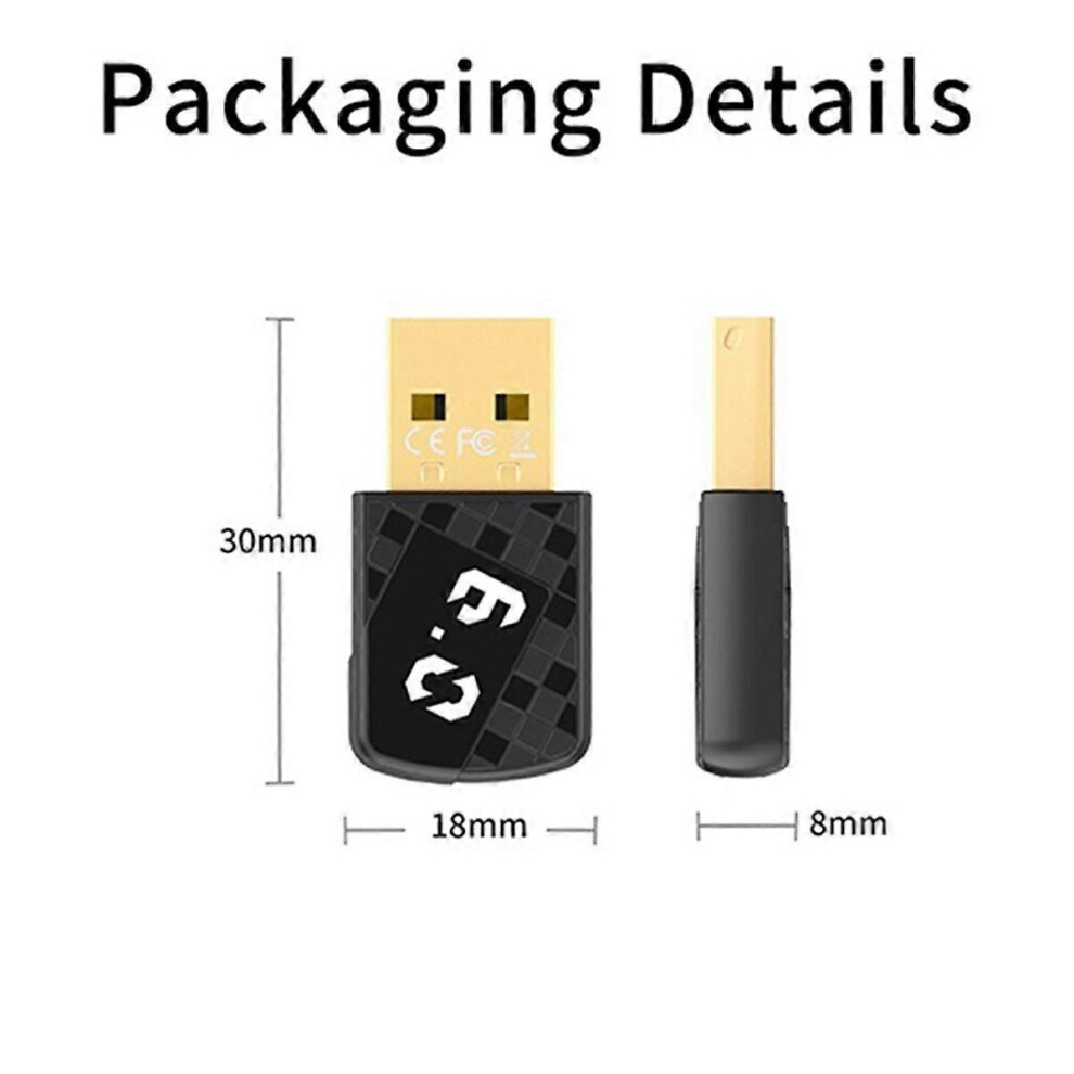 USB Bluetooth6.0 Dongle Bluetooth6.0 Receiver Transmitter Adapter for ...