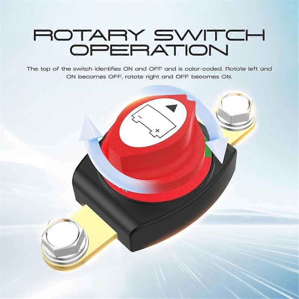 Side Post Battery Disconnect Switch, Battery Cut Off Switch 12-48V ...