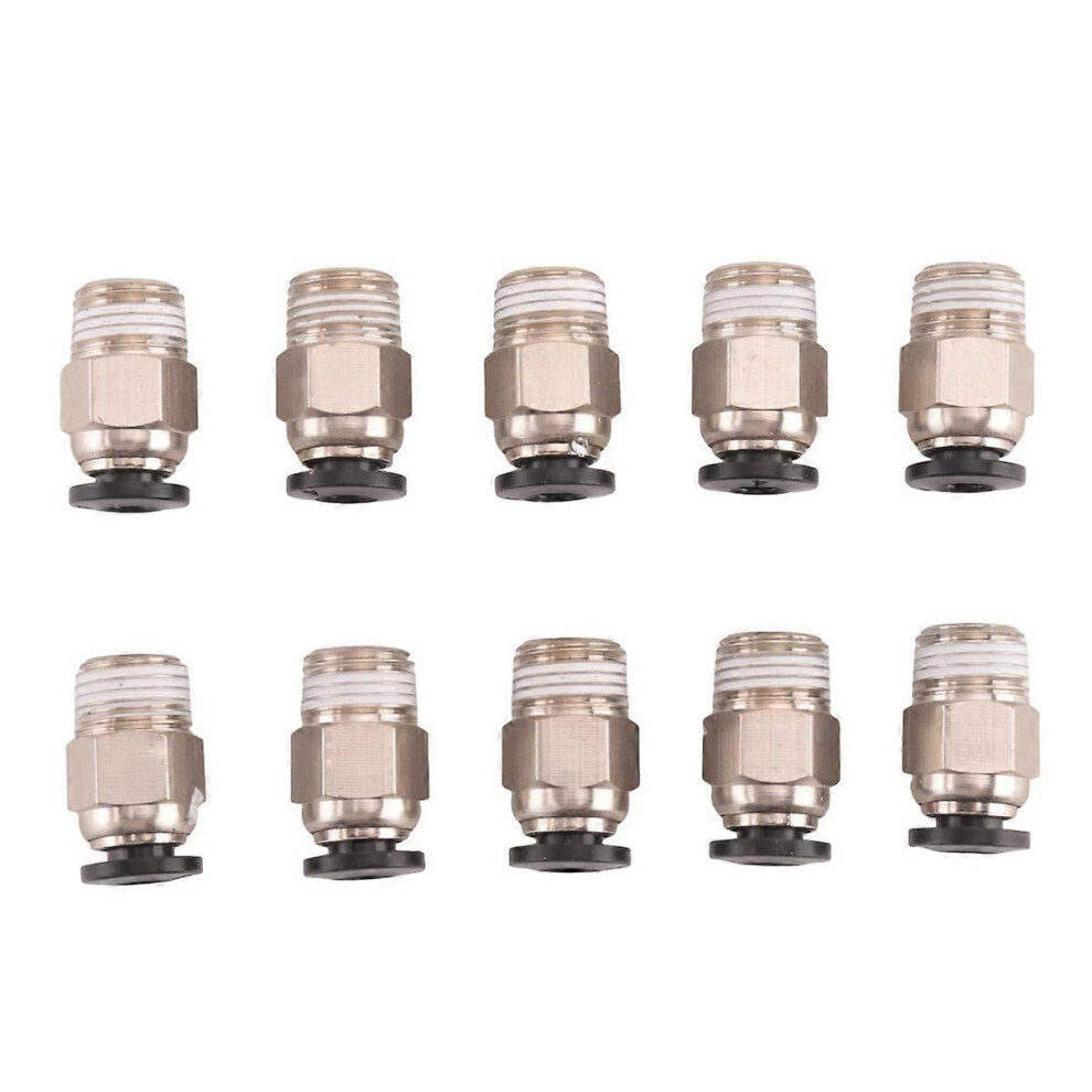 Pc4-M10 Male Straight Pneumatic Pefe Tube Push compatible -V6 Fitting ...