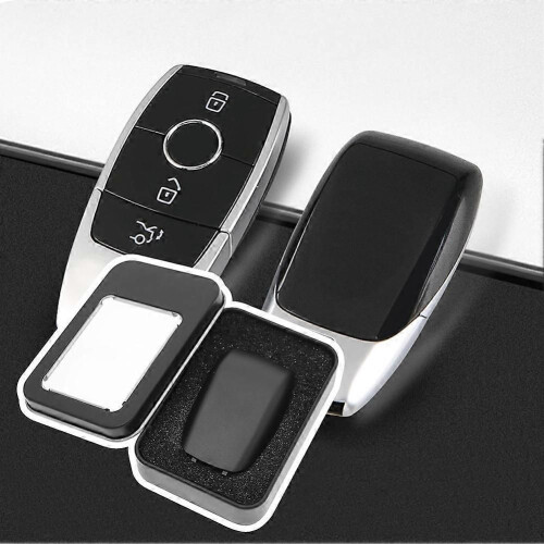 Carcasa de llave de coche con tapa de batería, repuesto compatible con ...