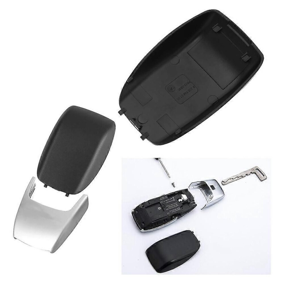 Car Key Shell Fob Battery Cover Replacement compatible Benz A220/ E63S ...