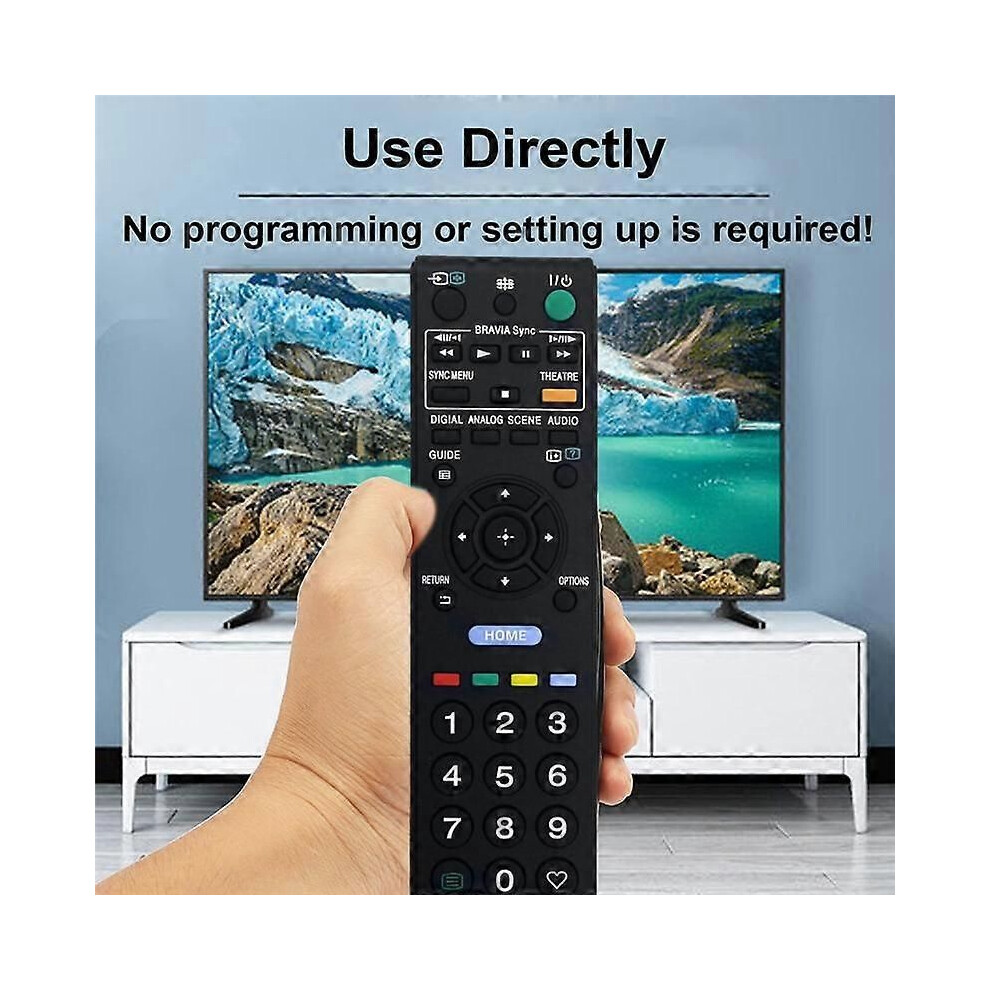 Replace RM-ED016 Remote Control for Sony TV KDL-46V5600/46V5500/40WE5W ...