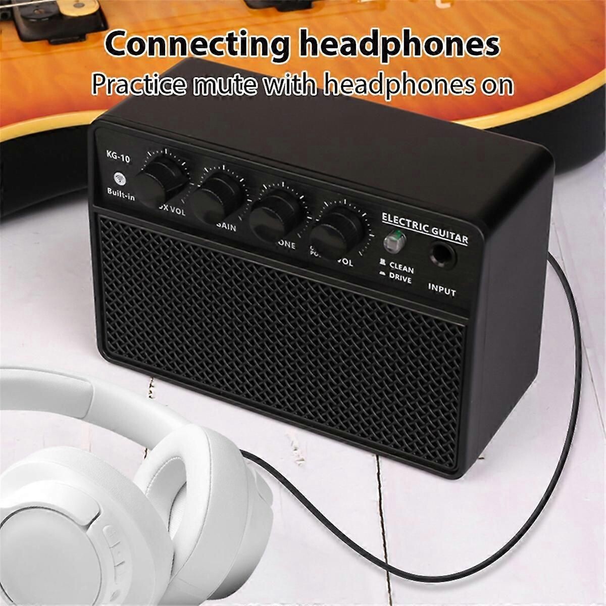 Small Electric Guitar Speaker Mini Portable Guitar Practice Speaker on ...