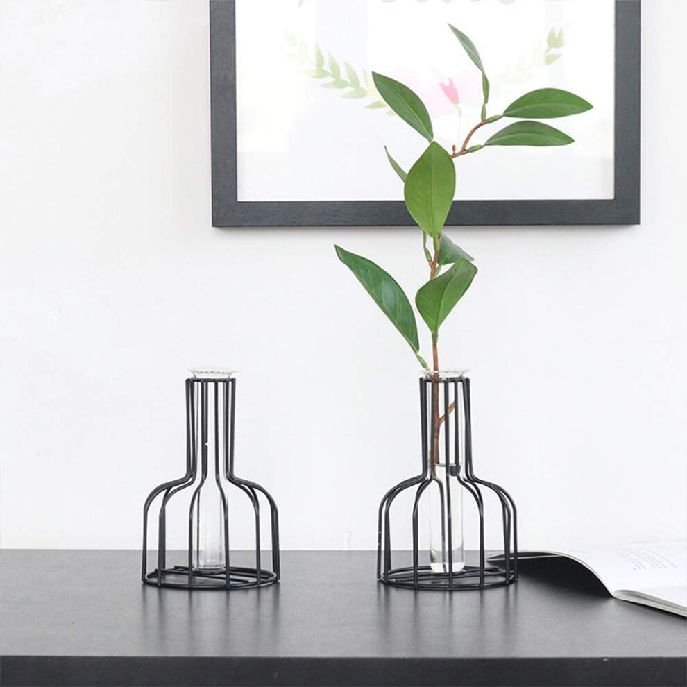 Conteneur pour plantes hydroponiques, vases en verre transparent ...