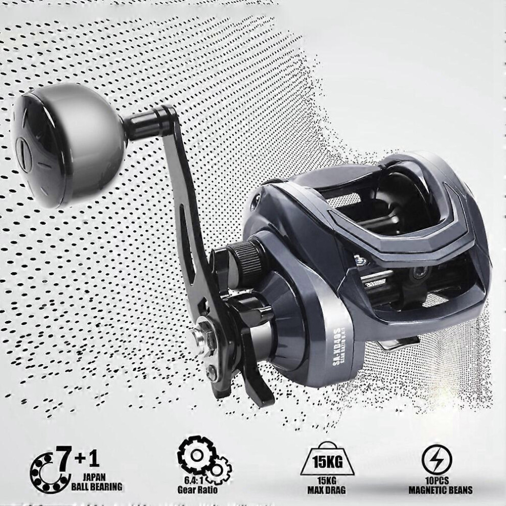 (Left hand) Fishing Reel Water Drop Reel Full Metal Sea Fishing Wheel ...