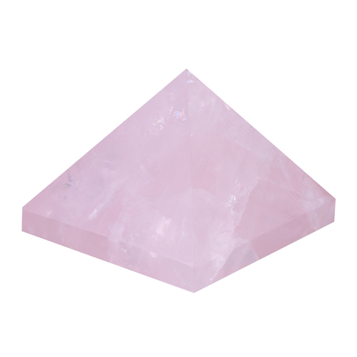 Pyramide de cristal de quartz rose naturel, pierre de guérison des ...