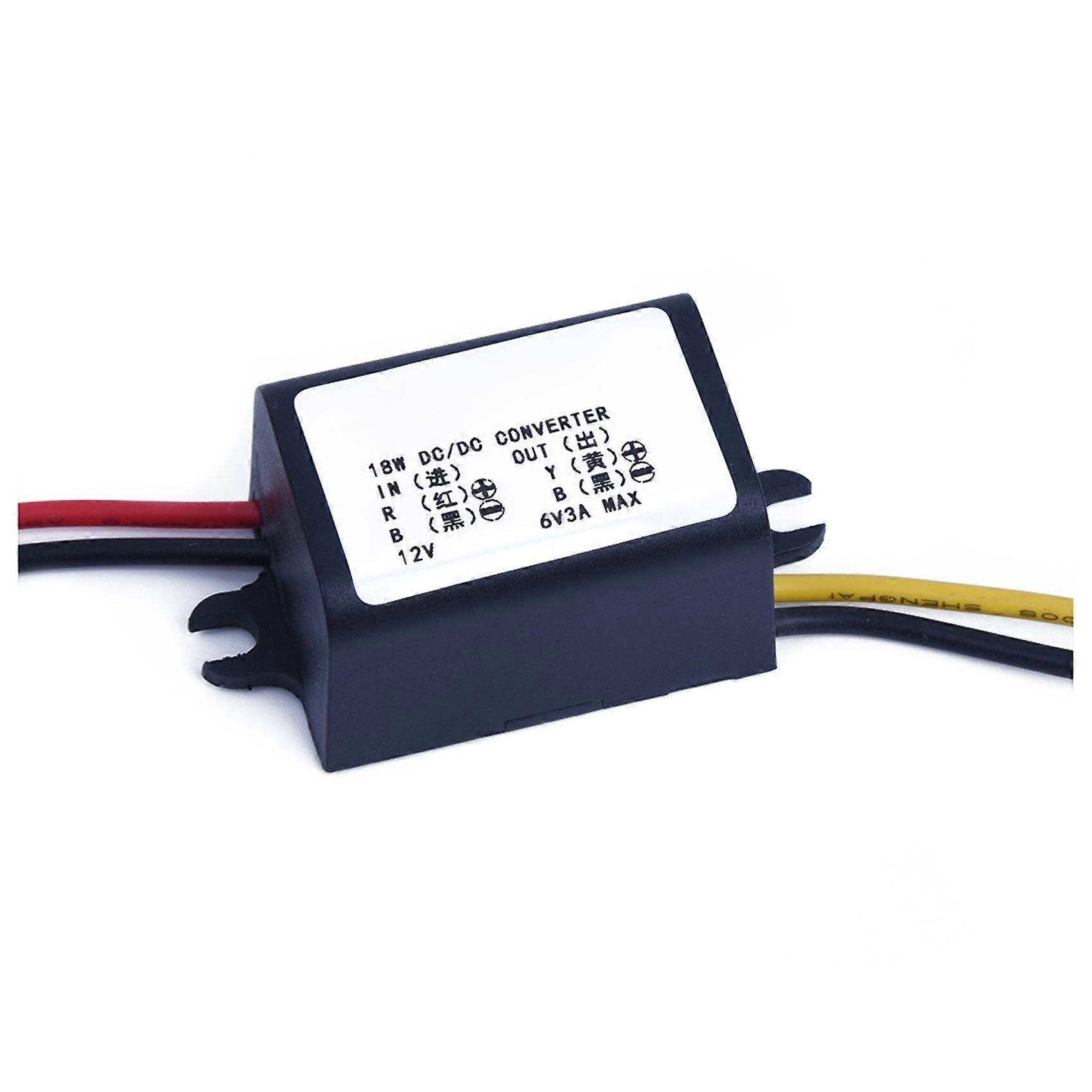 2X 12V to 6V DC-DC Buck Converter Module Power Supply Voltage Regulator ...