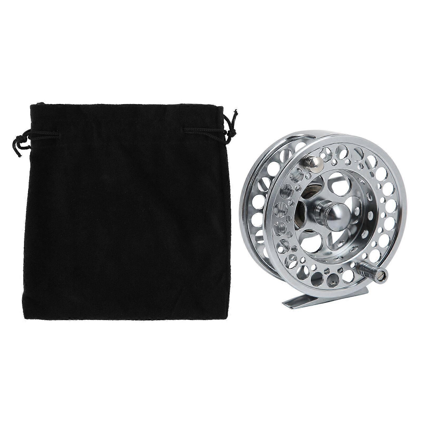 9/10 Fishing Fly Reel 3 Ball Bearing 1:1 Gear Ratio CNC Aluminum Alloy ...