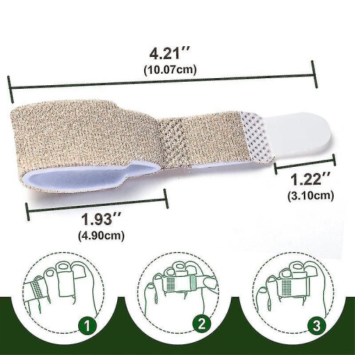 2025 New [10x] Toe Bandages, Broken Toe Splints, Padded To Correct ...