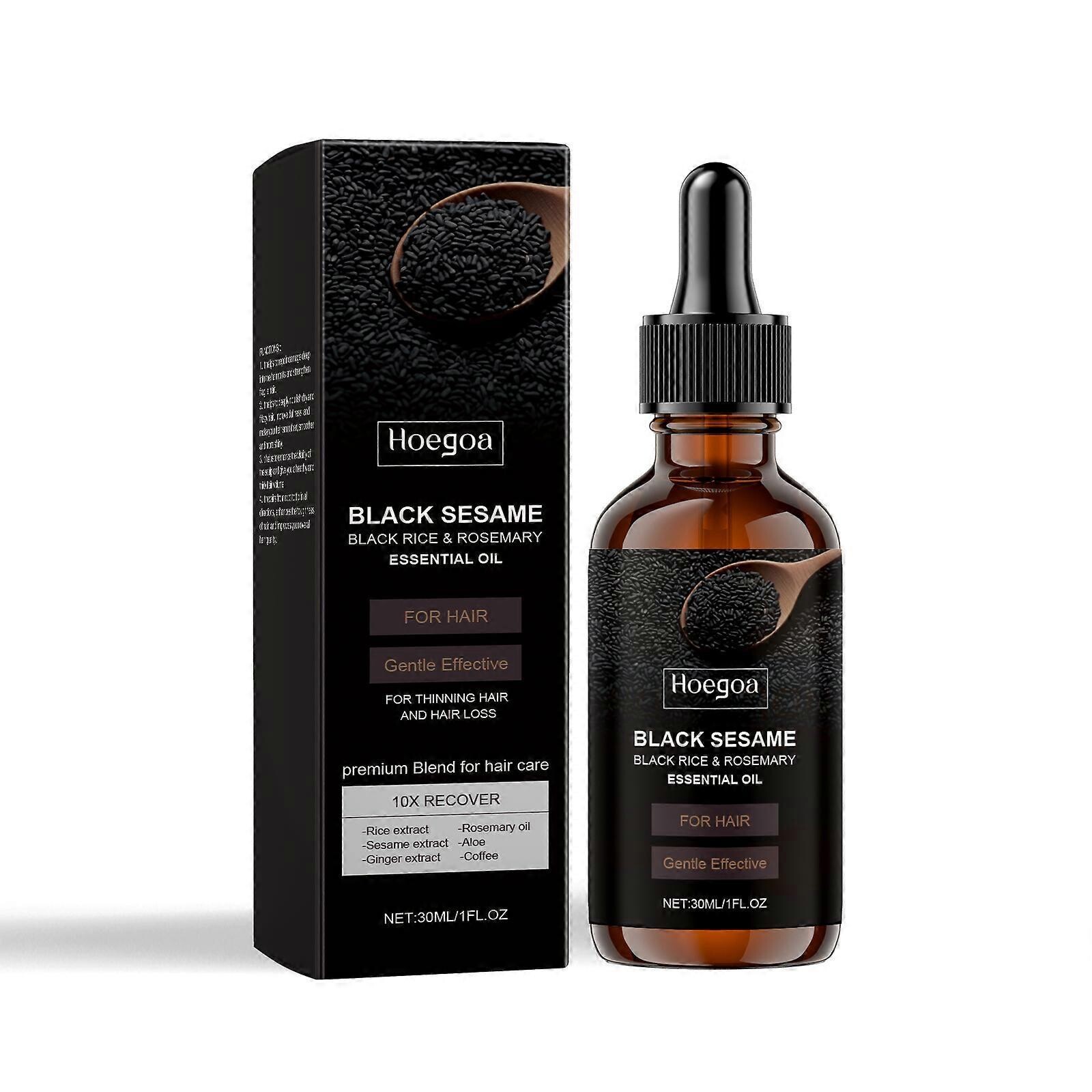 (3PCS) Hoegoa Black Sesame Essential Oil, Black Sesame Oil Is ...