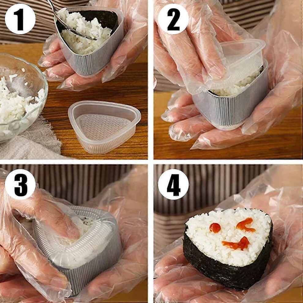 Sushi Making Kits,8 Pcs Acsergery Gift Onigiri Mould Sushi Mold Set ...