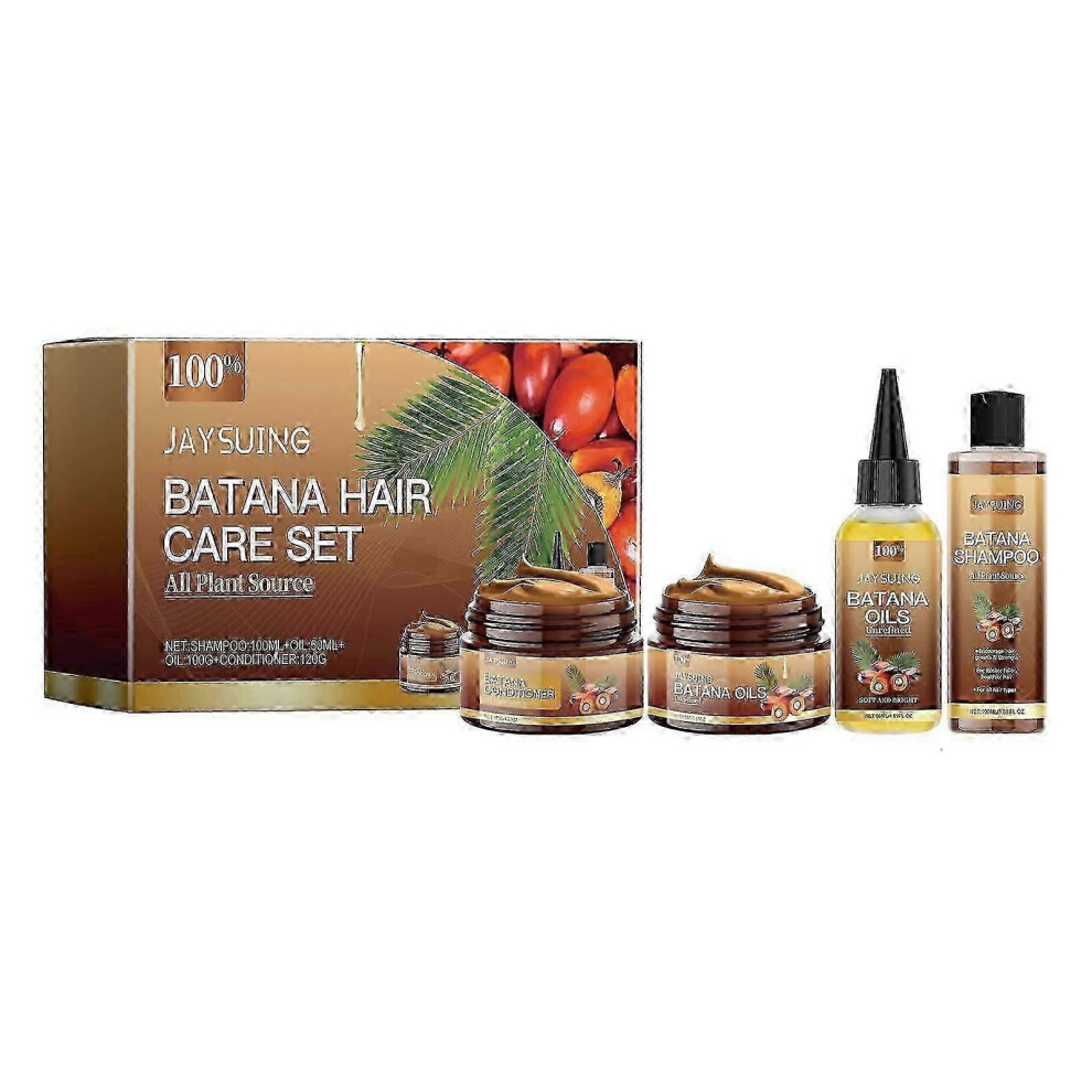 Complete Batana Oil Hair Kit to Nourish, Repair and Restore Dry or ...