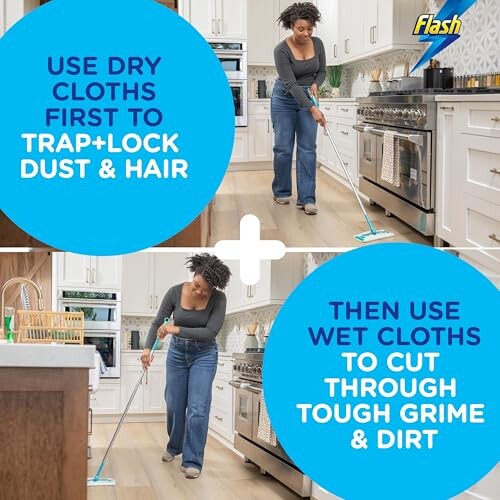 Flash Speedmop Floor Cleaner Starter Kit Fast Easy and Hygienic 1 ...