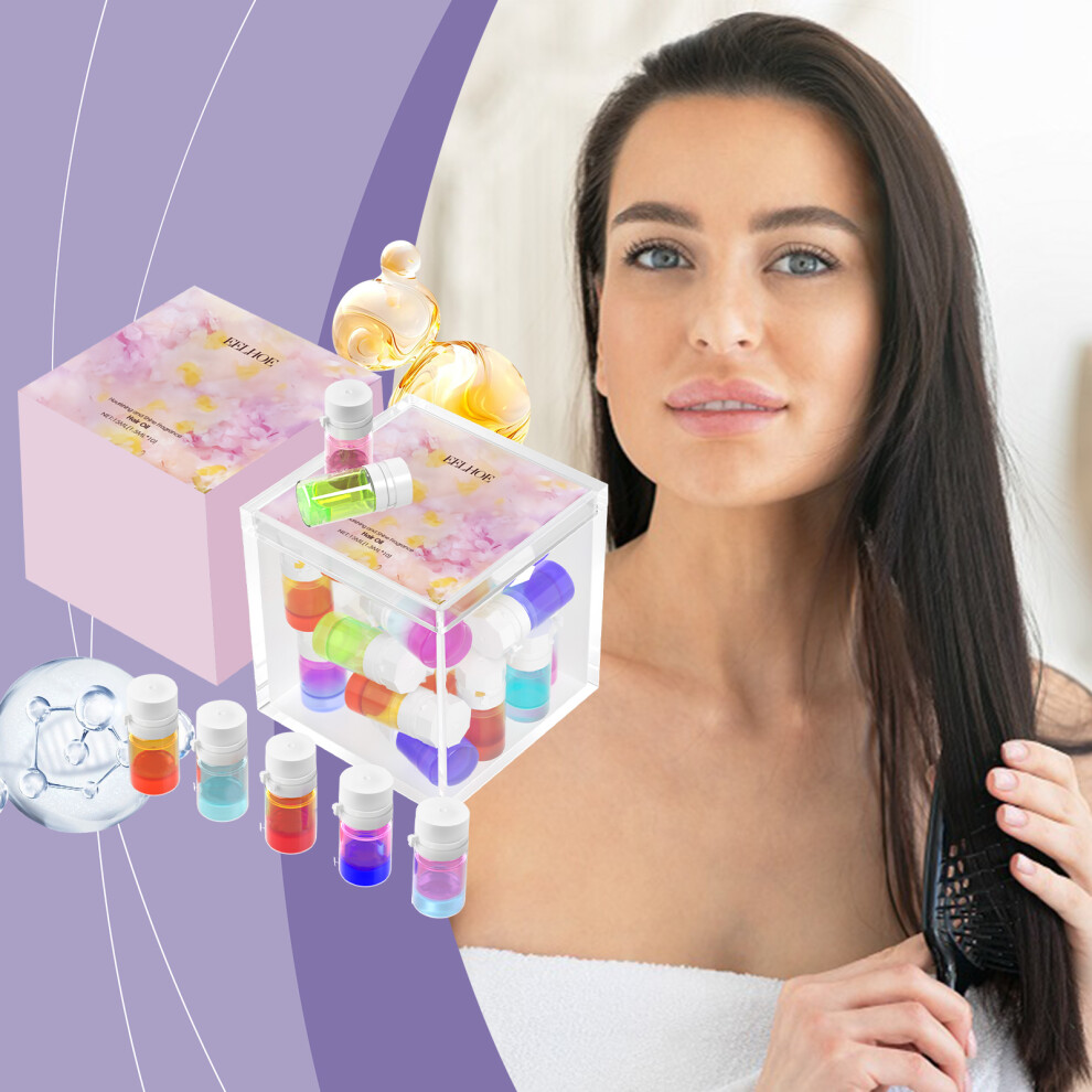 Perfume Hair Care Essential Oil, Blend Is Light, Refreshing And Non ...