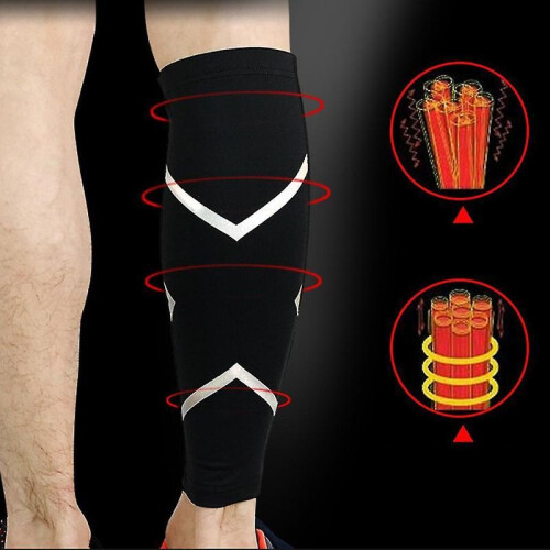 Manicotti compressivi sportivi per polpacci, calze da corsa per ...