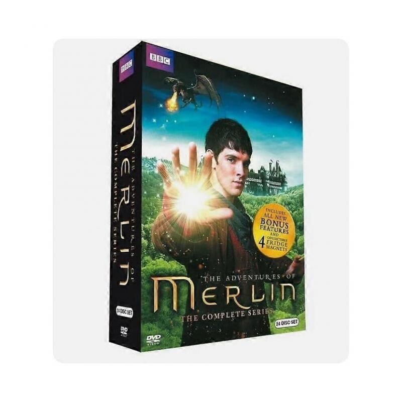 Merlin - The Complete Series, Season 1-5 (DVD, 24-Disc, Box-Set ...