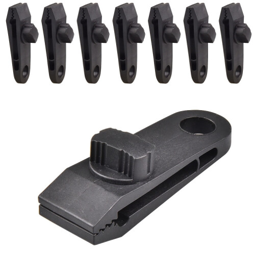 Lot de 10 clips de fixation en plastique pour tente extérieure, grande ...