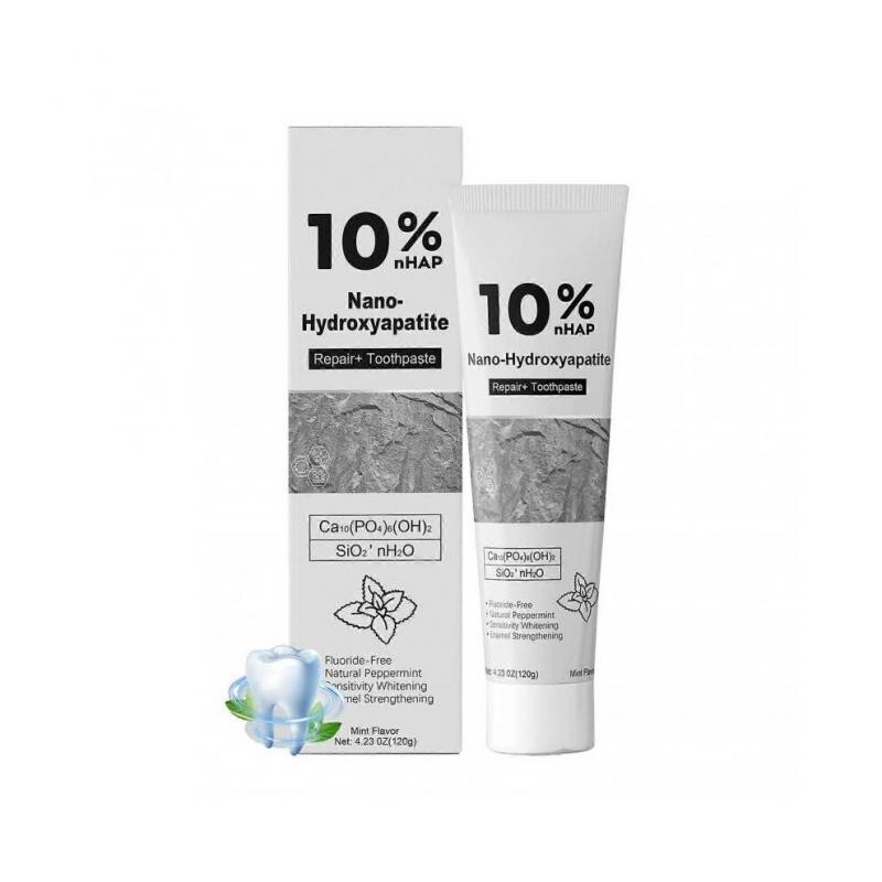 10%nHAP Nano Hydroxyapatite Toothpaste for Sensitive Teeth - Advanced ...