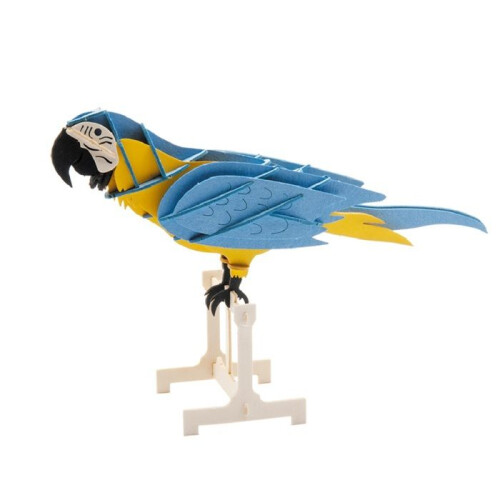 3D Paper Model - FRIDOLIN - Parrot - Laser Cut Cardboard - 14x10x4 cm ...