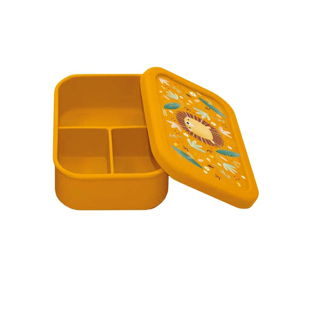 Boîte à lunch - Sassi Junior - Chompy le lion - Silicone - Jaune ...