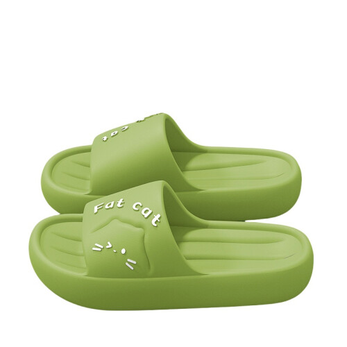(green, 40-41) Nové pantofle s 3D kočičím obličejem Floofy z roku 2026 ...